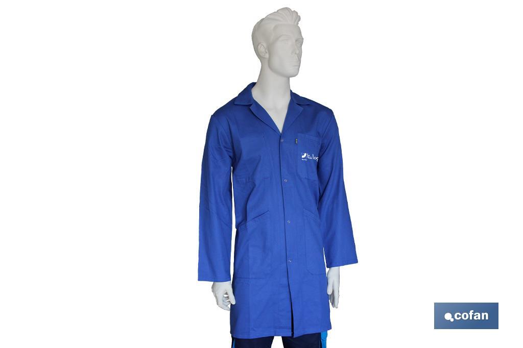 Dark Blue Lab Coat | Limeur Model | 100% Cotton Material | Navy Blue ...