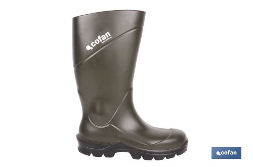 Botas de agua de PU y Elastopan, color verde | Resistentes al frío y a ...