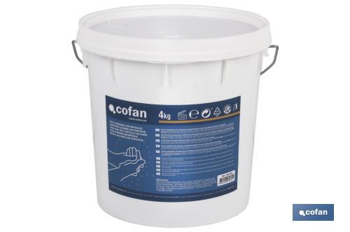 Pâte lave-mains avec des particules 4 kg | Gel lave-mains pour éliminer ...
