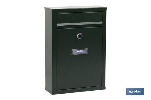 OUTDOOR LETTER BOX "LETTER" | Références | Cofan