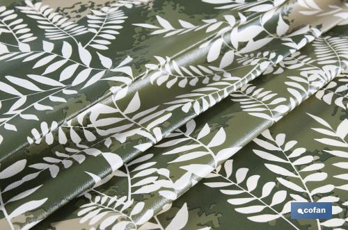 Rollo de Hule con diseño moderno de helecho | Materiales: PVC y tela no ...